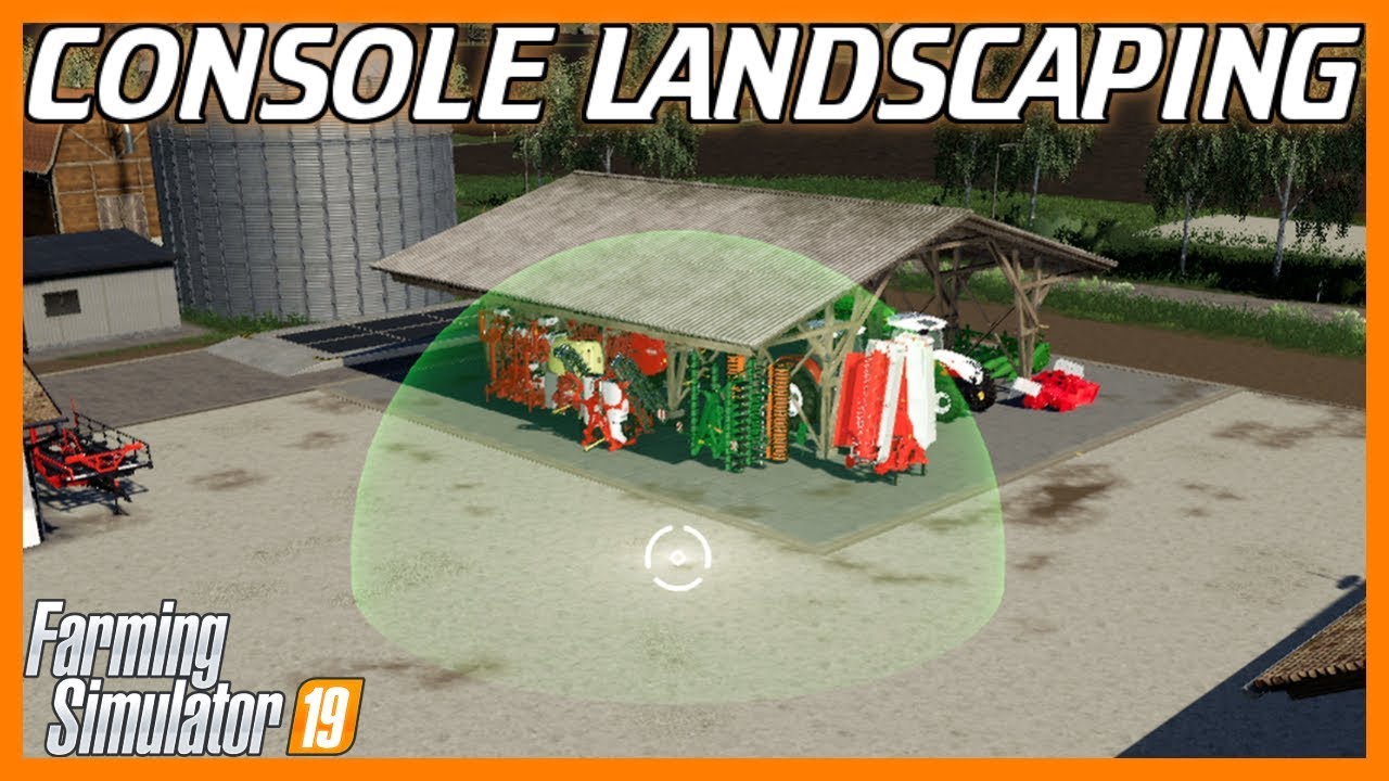 🔴 LIVE: LANDSCAPING ON CONSOLE | Farming Simulator 19 - YouTube
