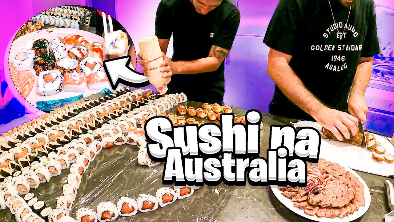 SUSHI MAN NA AUSTRALIA - FESTIVAL DE SUSHI EM CASA - YouTube