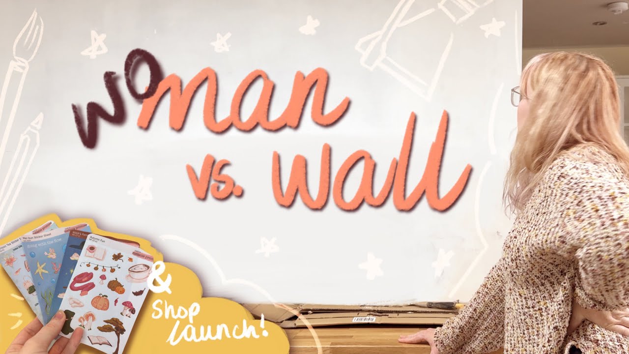 Fixing the WORST wall in the kitchen renovation | Shop Launch 🚀 | Art ...