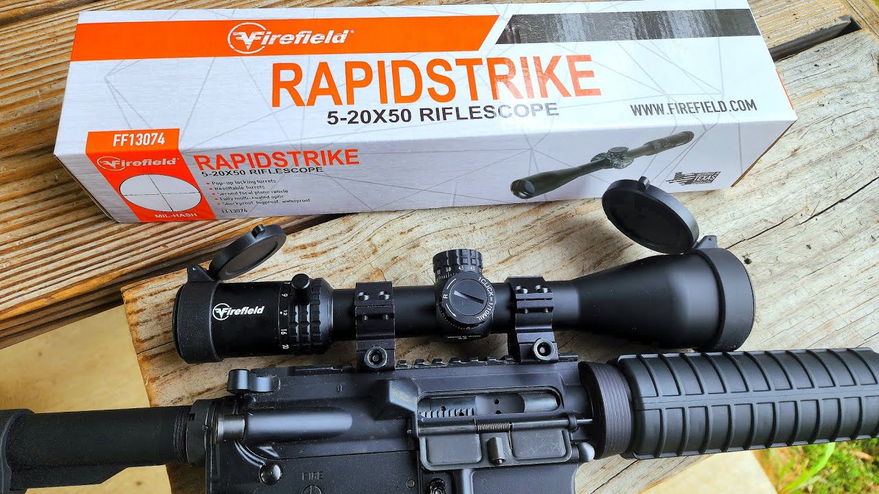Firefield Rapidstrike 5-20x50 Scope Review & Shoot - YouTube