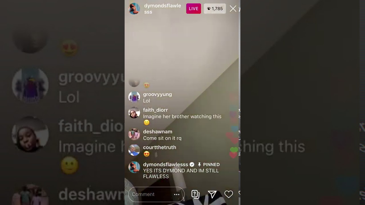 Dymondsflawless calling herself a hoe on ig live - YouTube