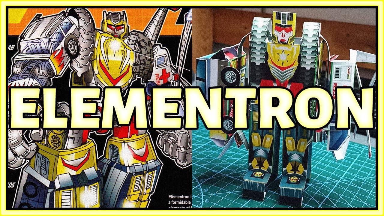 Elementron, Combiner Set 1! | Speed Build | Jomike Tejido's Foldabots (TB1:CS1) # ...