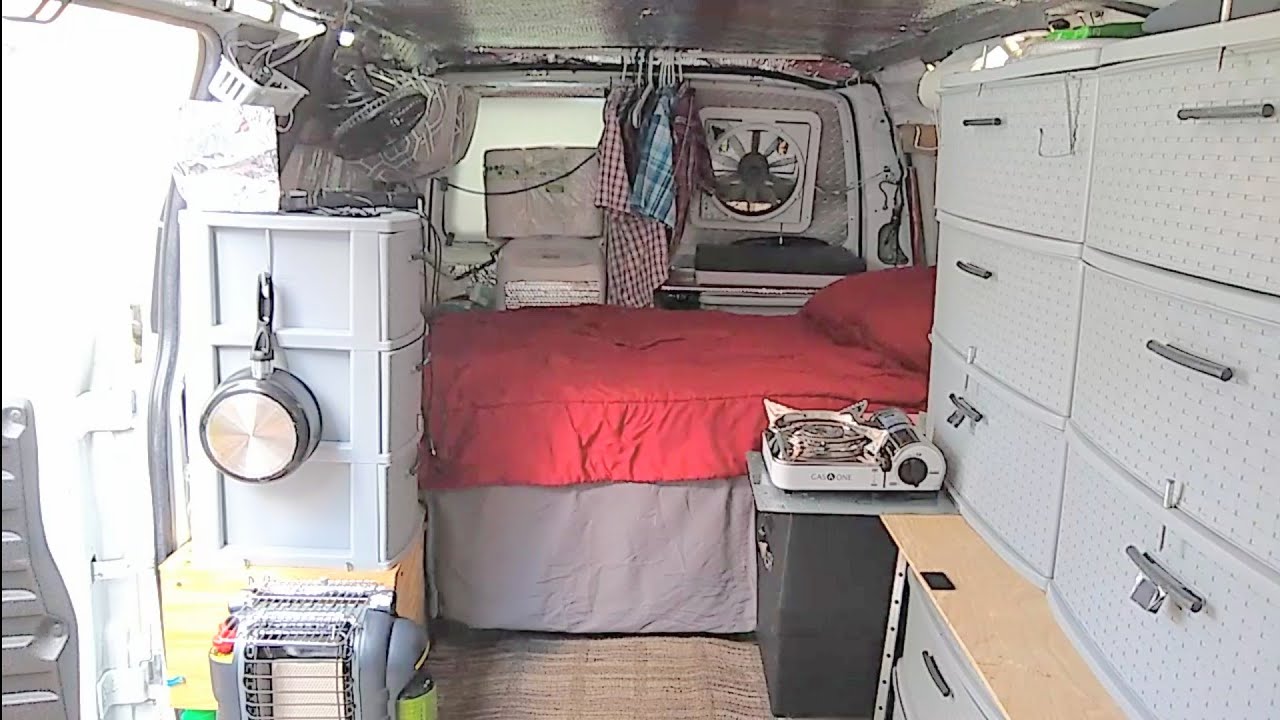 Budget Camper Van Layout Ideas. Van Life Organized 😁 - YouTube
