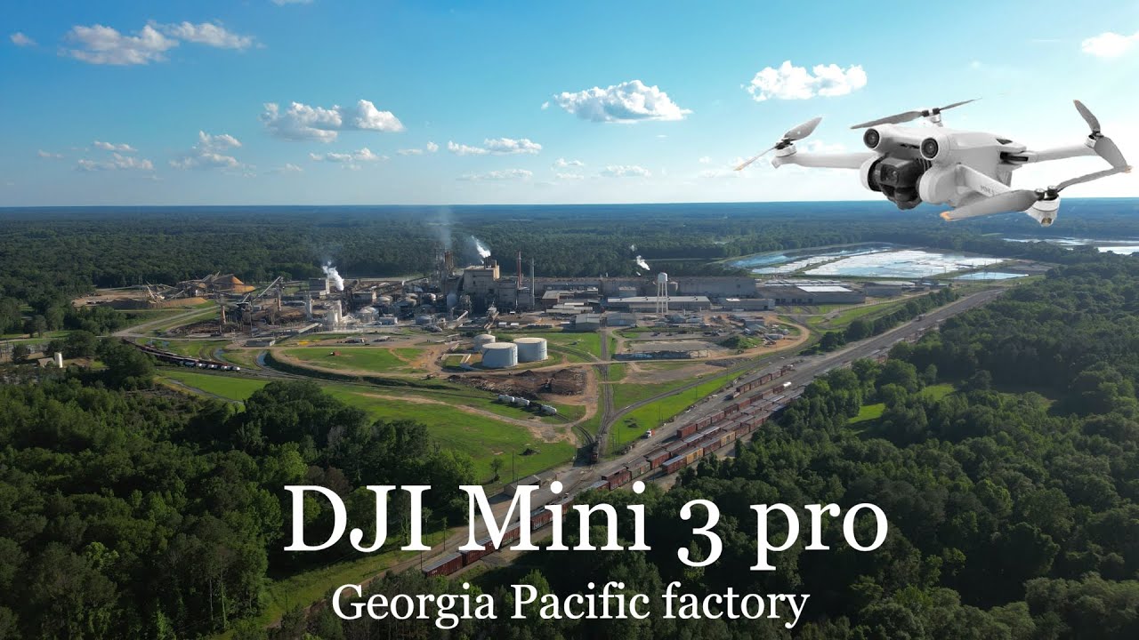 Drone footage over factory DJI Mini 3 pro - YouTube