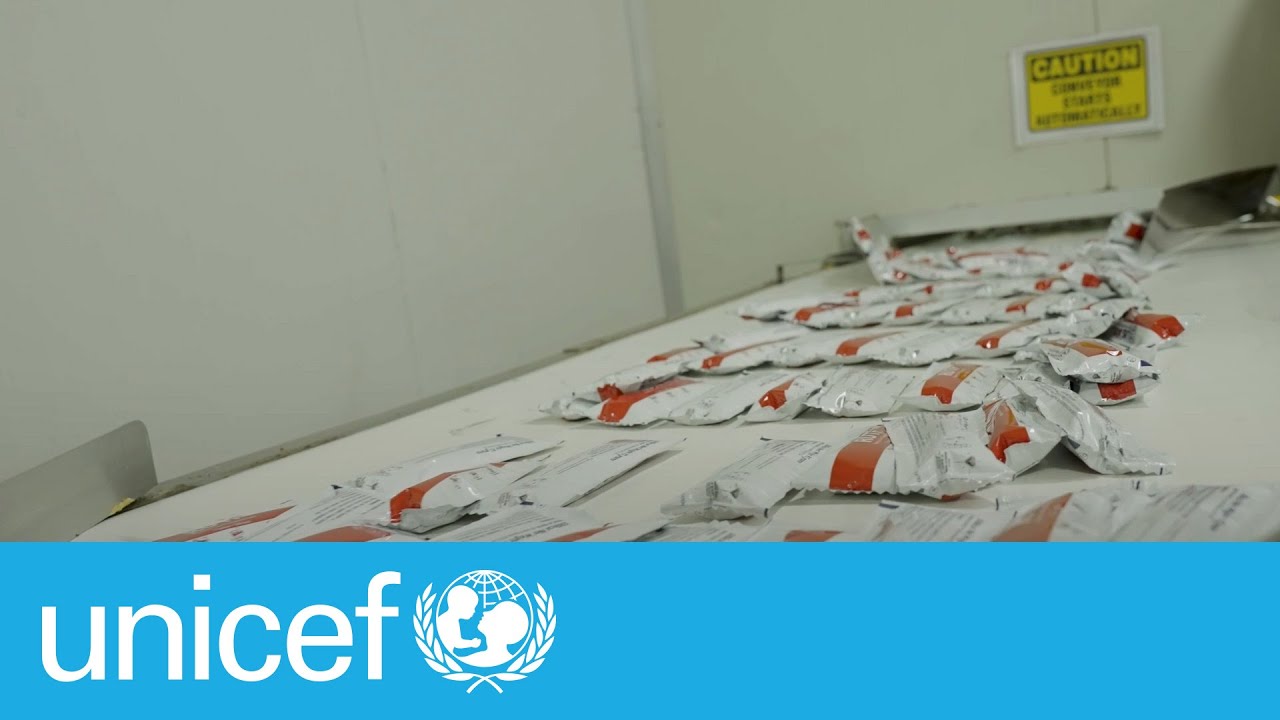 Ready-to-Use Therapeutic Food (RUTF) factory in Kenya - YouTube