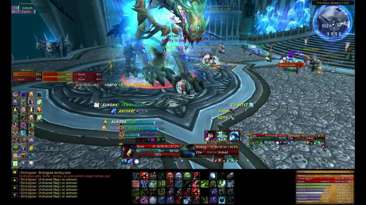 TankSpot's Guide to Icecrown Sindragosa (25-man Splug) - YouTube