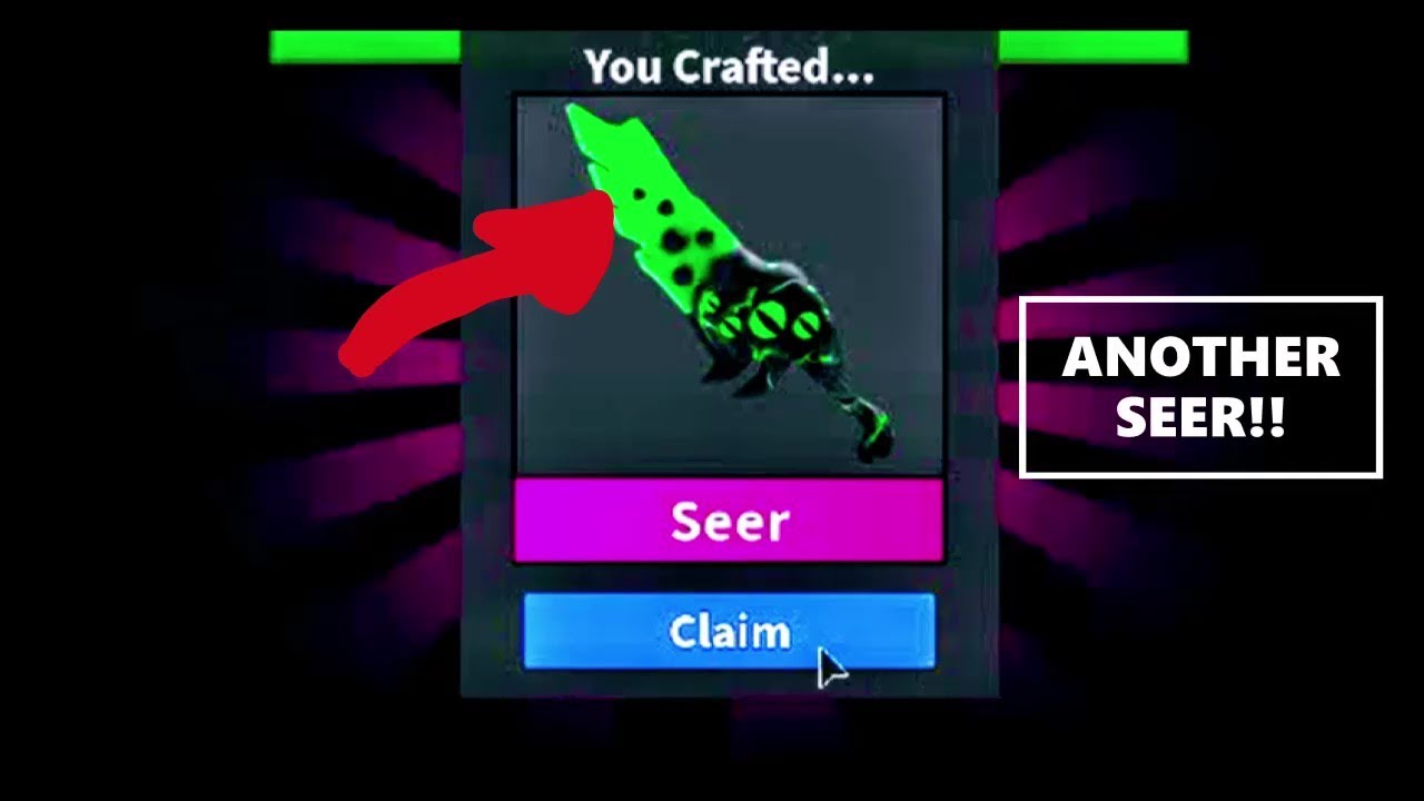 Crafting ANOTHER Godly Seer!! (Roblox Murdery Mystery 2) - YouTube