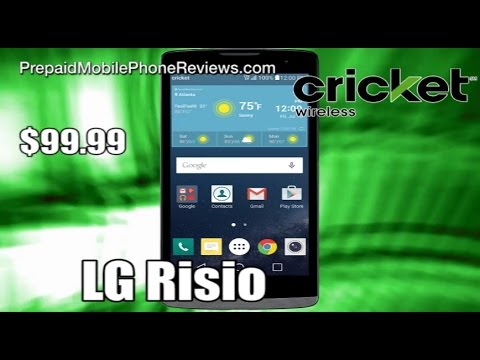 Cricket Wireless LG Risio available for $99.99 - YouTube