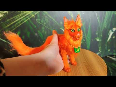 Cat. Firestar. Warrior cats. Cat toy. Handmade.Кот. Огнезвёзд. Коты воители. Игрушка кота ...