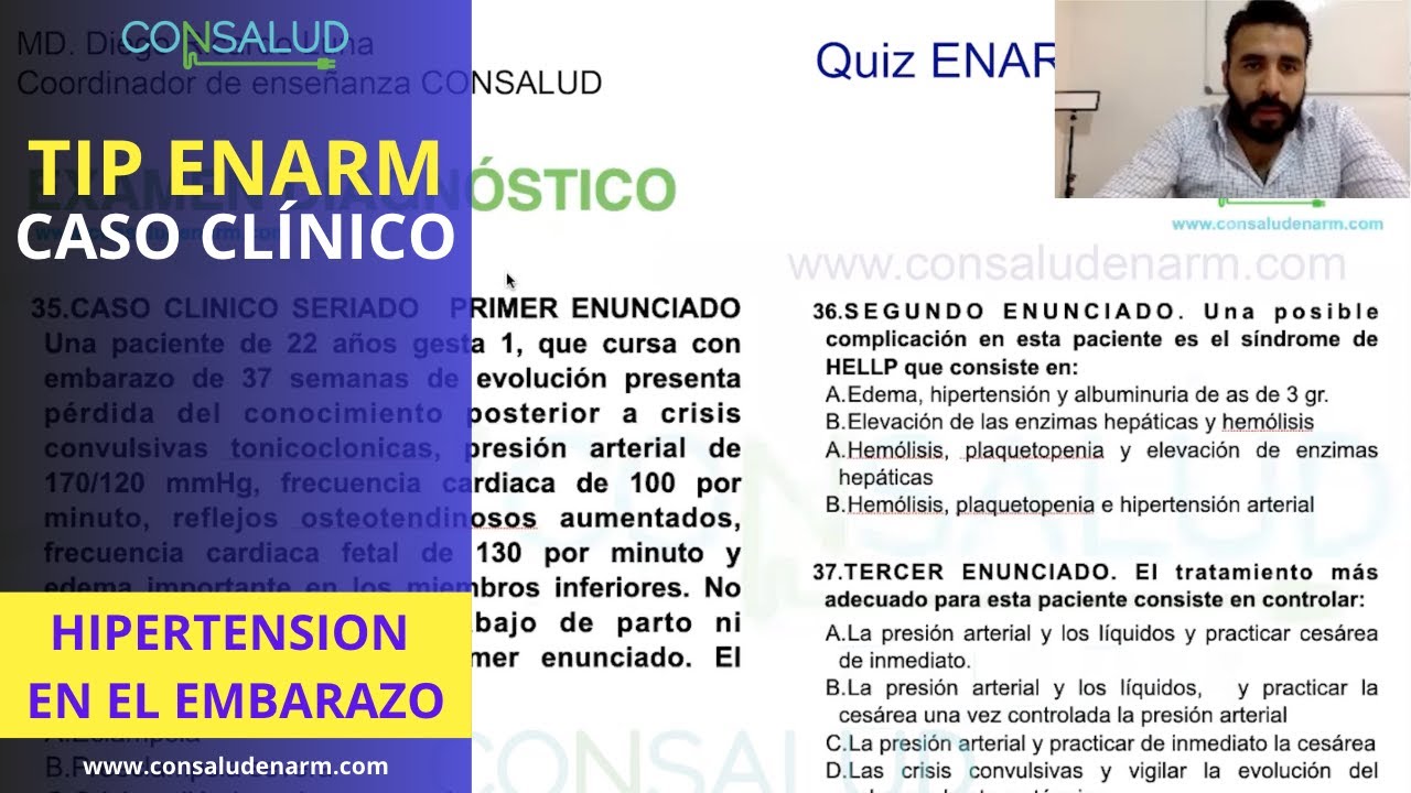 HIPERTENSION EN EL EMBARAZO CASO CLINICO 👨‍🔬 Preeclamsia o Eclamsia ...