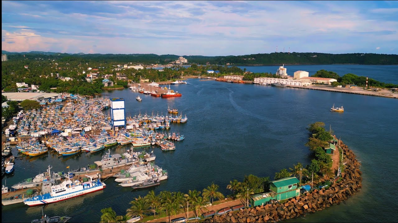 Discovering the Beauty of Galle Harbour from Above - A Stunning Drone ...
