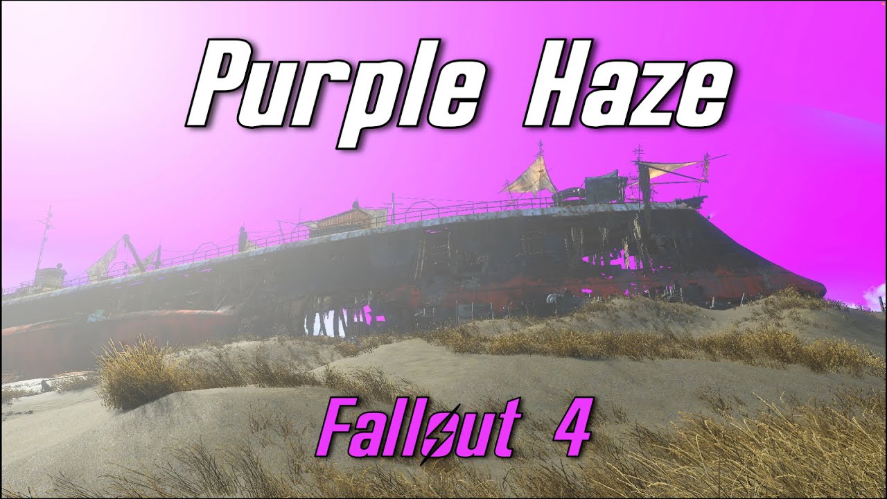 Fallout 4 - Sky Glitch (Purple Haze) - YouTube