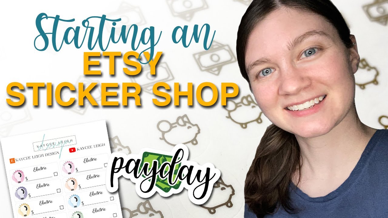 Starting An Etsy Sticker Shop :: My Experience - YouTube
