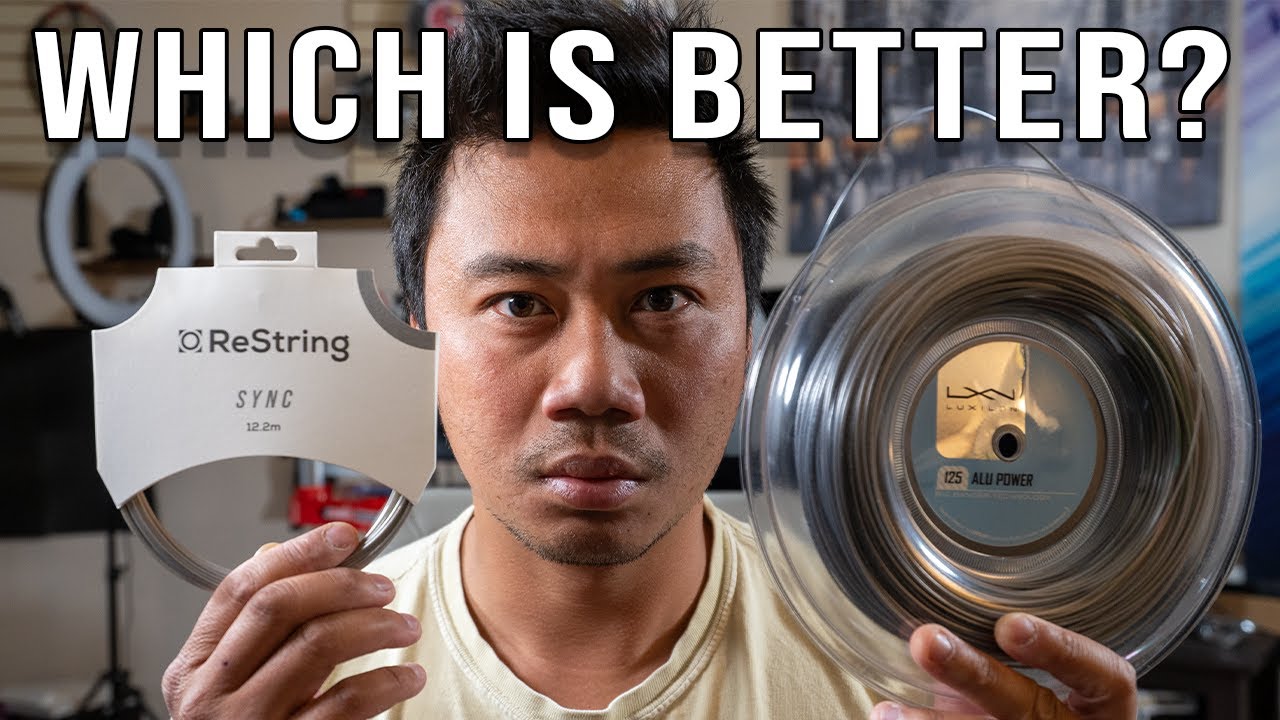 the two kings of round soft polyesters | ReString Sync vs Luxilon Alu ...