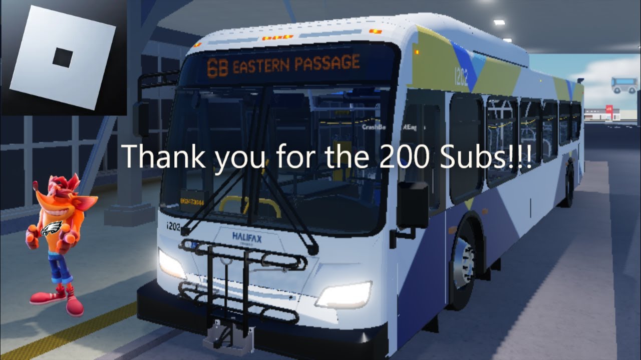 Halifax Transit Roblox Bus Driving Route 6B Between Eastern Passage and ...