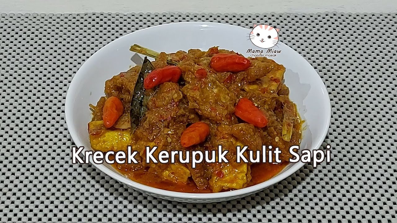 Krecek Kerupuk Kulit Sapi - YouTube