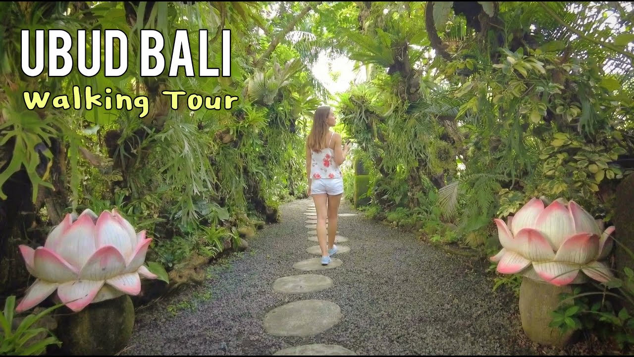 Ubud Bali Walking Tour | Peaceful Walk & City Walk - YouTube