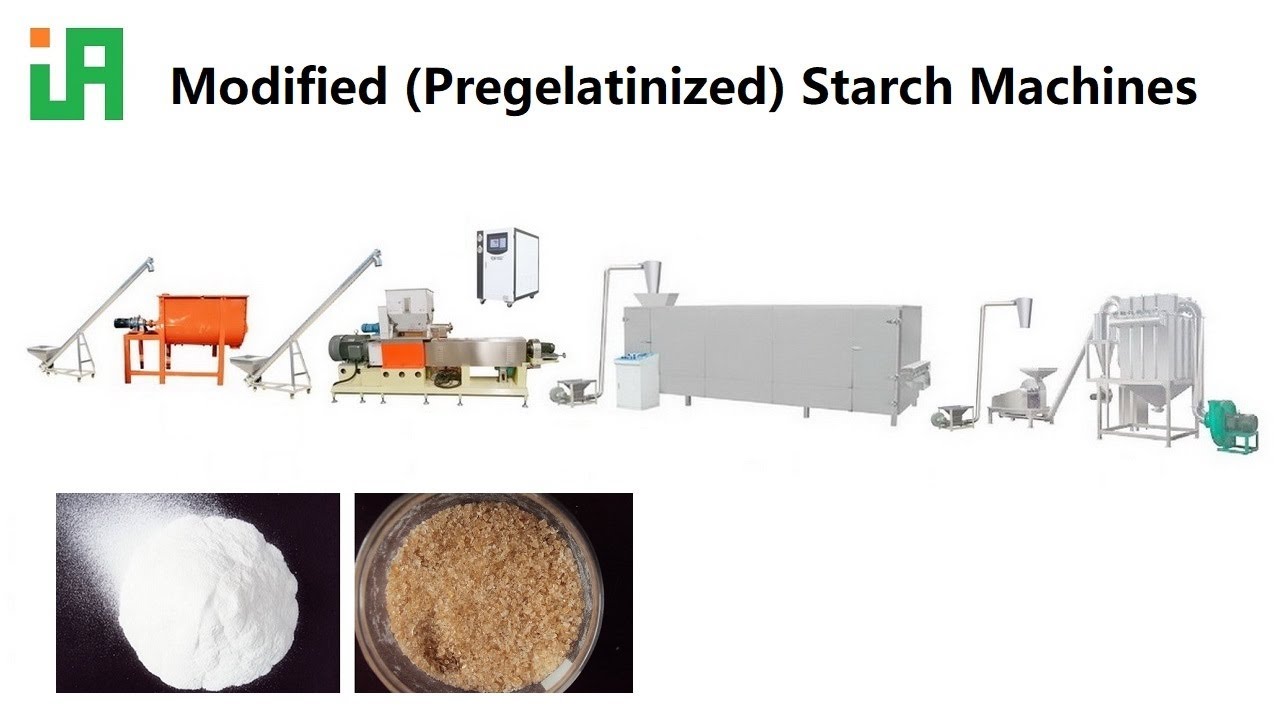 1500kg per Hour Modified Starch Pregelatinized Starch Production Line ...