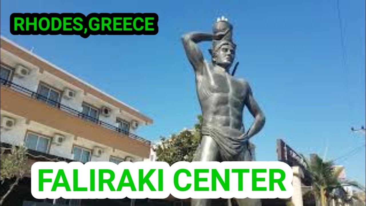 FALIRAKI CENTER/RHODES NEW TOWN IN SEPTEMBER 2021 - YouTube
