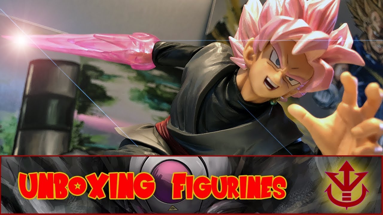 Unboxing : Goku Black Rosé Ki Blade + Dbz Painting On Aluminium - YouTube
