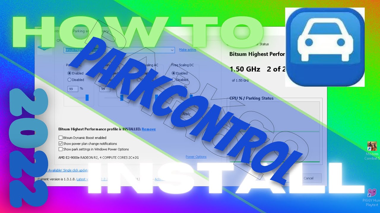How To Install ParkControl For CPUs As Of 2022!! | Installation Guide ...