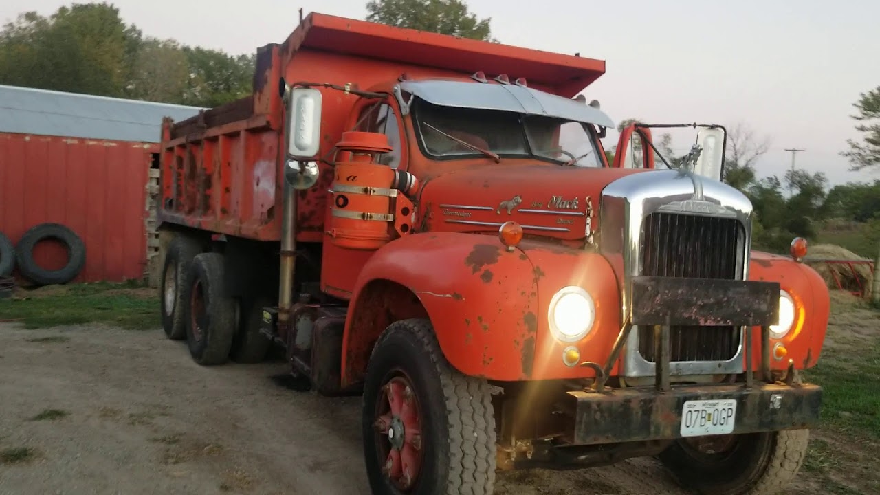 Mack B61 Dump Truck - YouTube