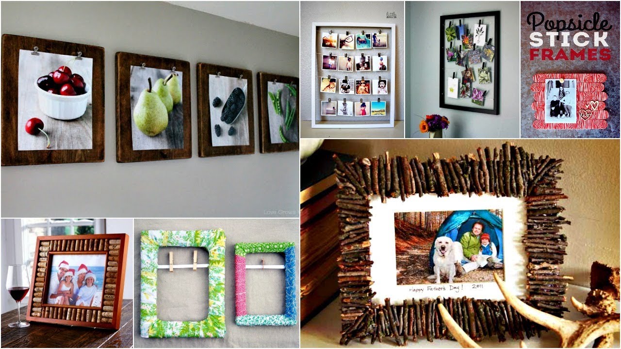 Easy DIY Picture Frame Ideas - 40+ DIY Picture Frames - YouTube