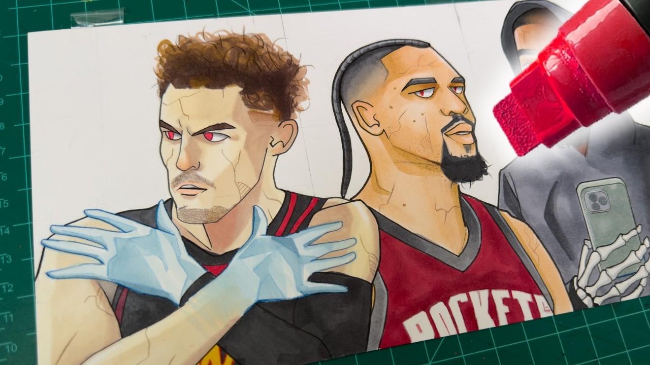 Drawing NBA VILLAINS Lineup! 😈🤬 - YouTube