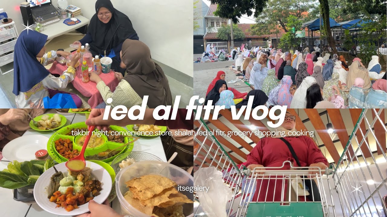 🙏🏼🕌 ied alfitr vlog | takbir night, convenience store, shalah ied al ...