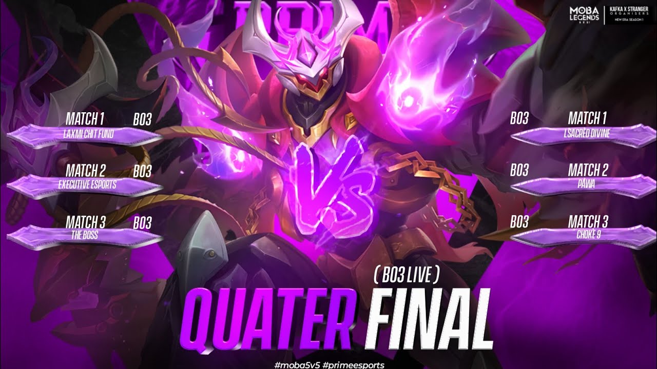 PRIME ESPORTS SEASON 1 | Quarter Finals Last Game CHOKE 9 VS THE BOSS ...