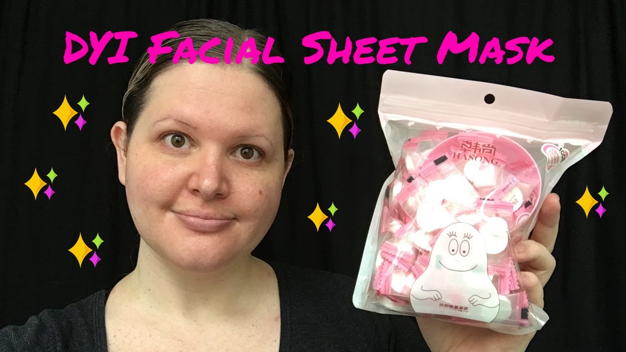How To Make - Facial Sheet Mask - YouTube