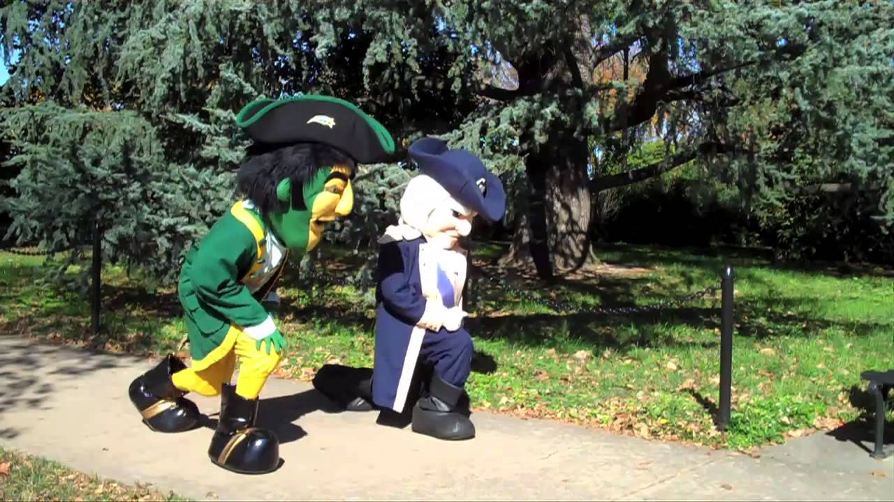 GW and George Mason Mascot Training Camp - YouTube