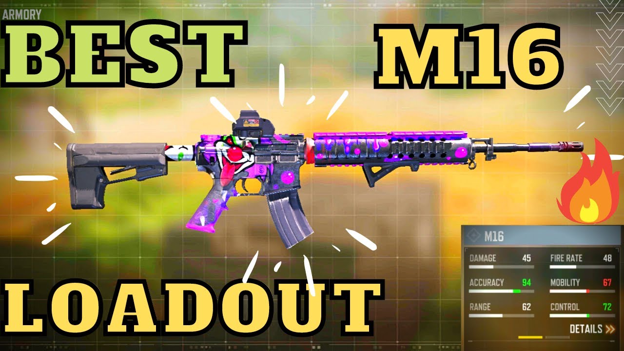 M16 ZERO RECOIL + FAST ADS Gunsmith!! Best Cod Mobile M16 Loadout with ...