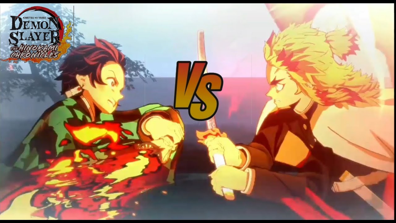 Tanjiro VS Rengoku ( Demon Slayer The Hinokami Chronicles) #demonslayer ...