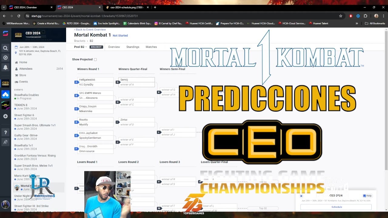 MORTAL KOMBAT 1 | BRACKET PREDICCIONES CEO 2024 | RANKED | DJON6 - YouTube