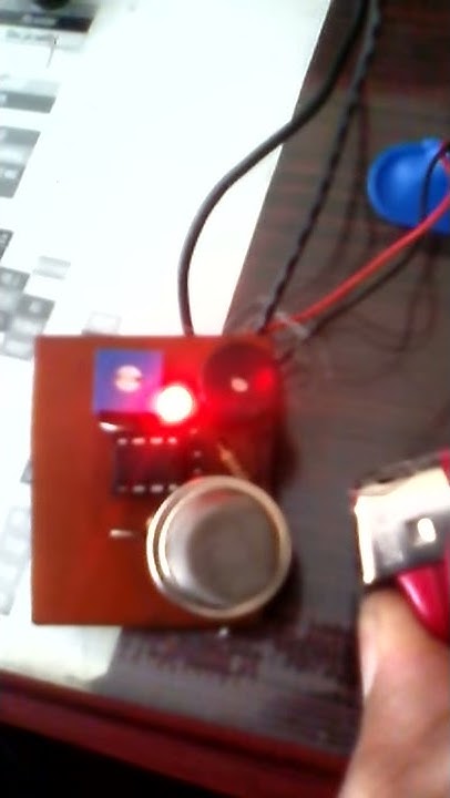 SIMPLE LPG GAS DETECTOR ALARM USING MQ6 GAS SENSOR AND COMPARATOR LM358 ...
