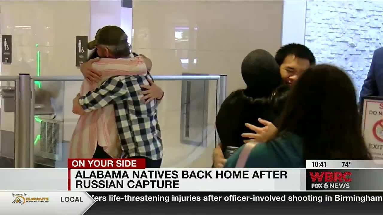 Alabama natives back home after Russian capture - YouTube