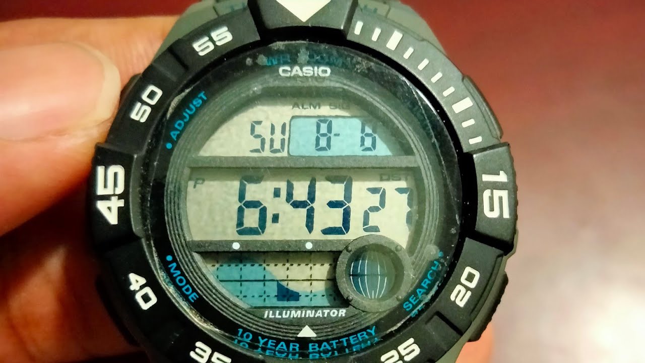 casio ws-1100h funciones - YouTube