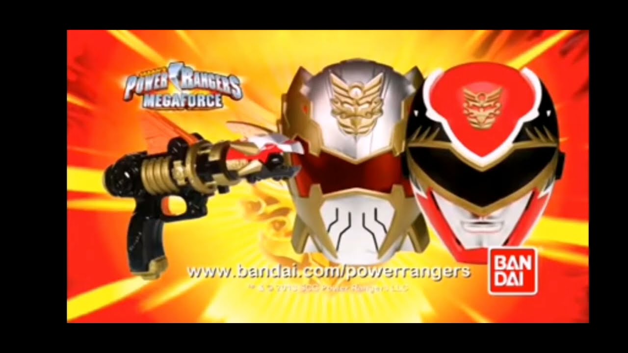 UK Bandai Power Rangers Megaforce Toy Commercials - YouTube