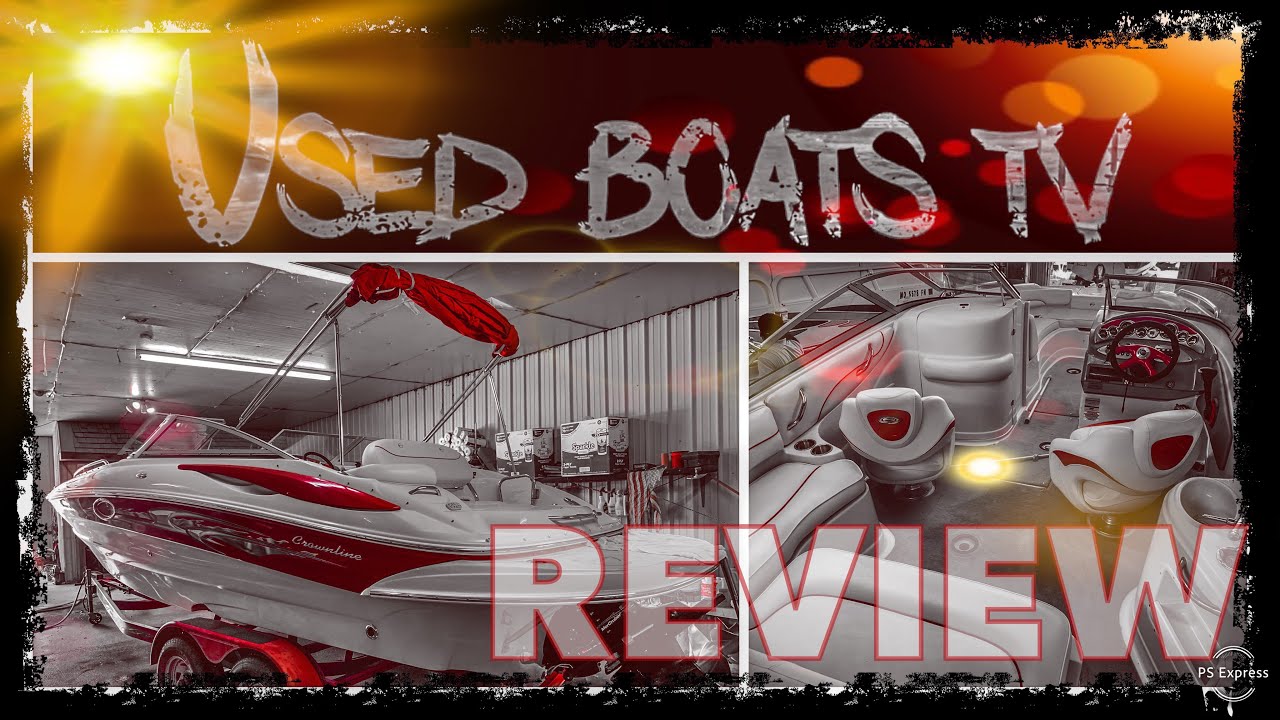 2007 Crownline 220 EX Open Bow Deck Boat Review - YouTube