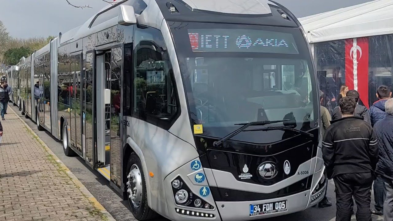 İETT A5006 | Yeni Metrobüs Akia Ultra LF 25 | İç - Dış Gösterim - YouTube