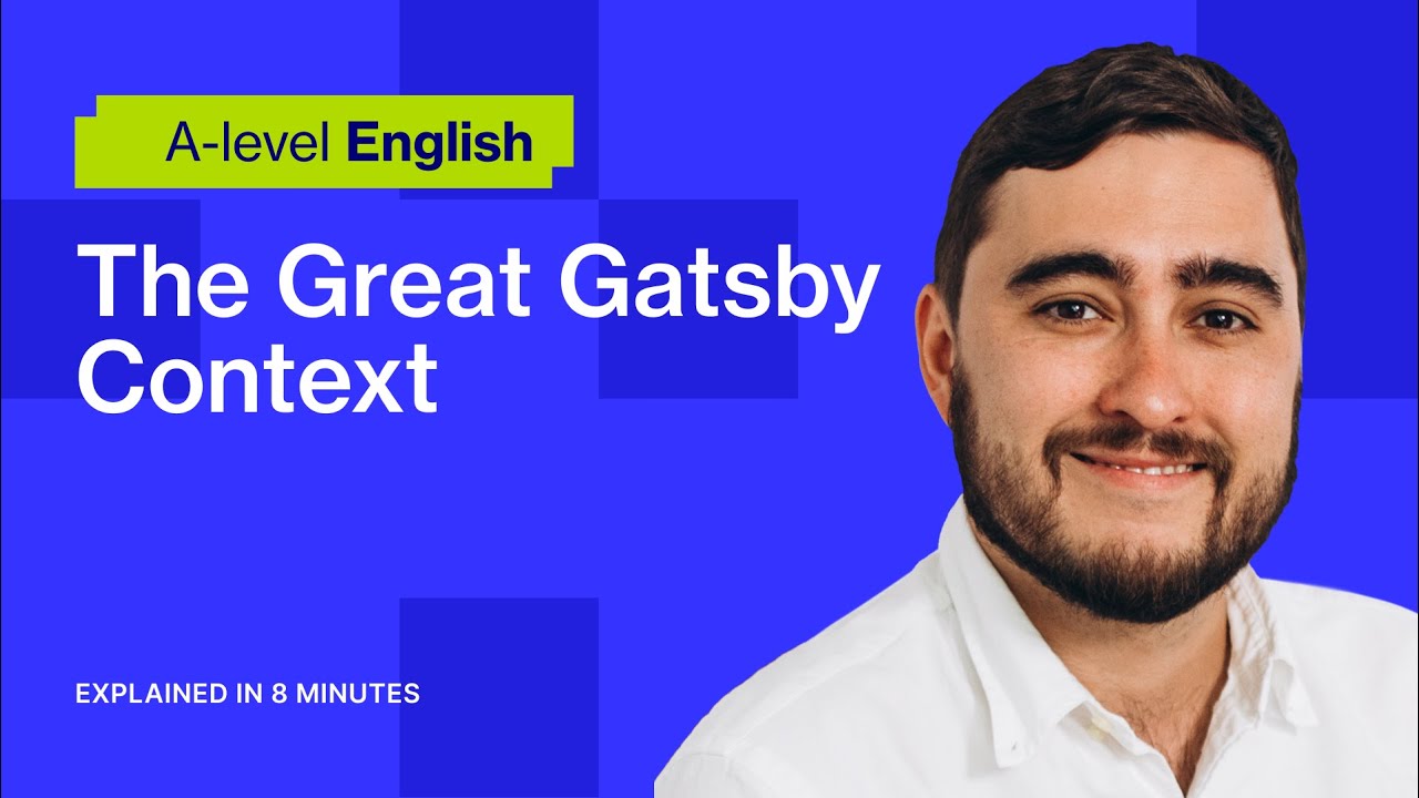 The Great Gatsby Context | A-level English Literature - YouTube