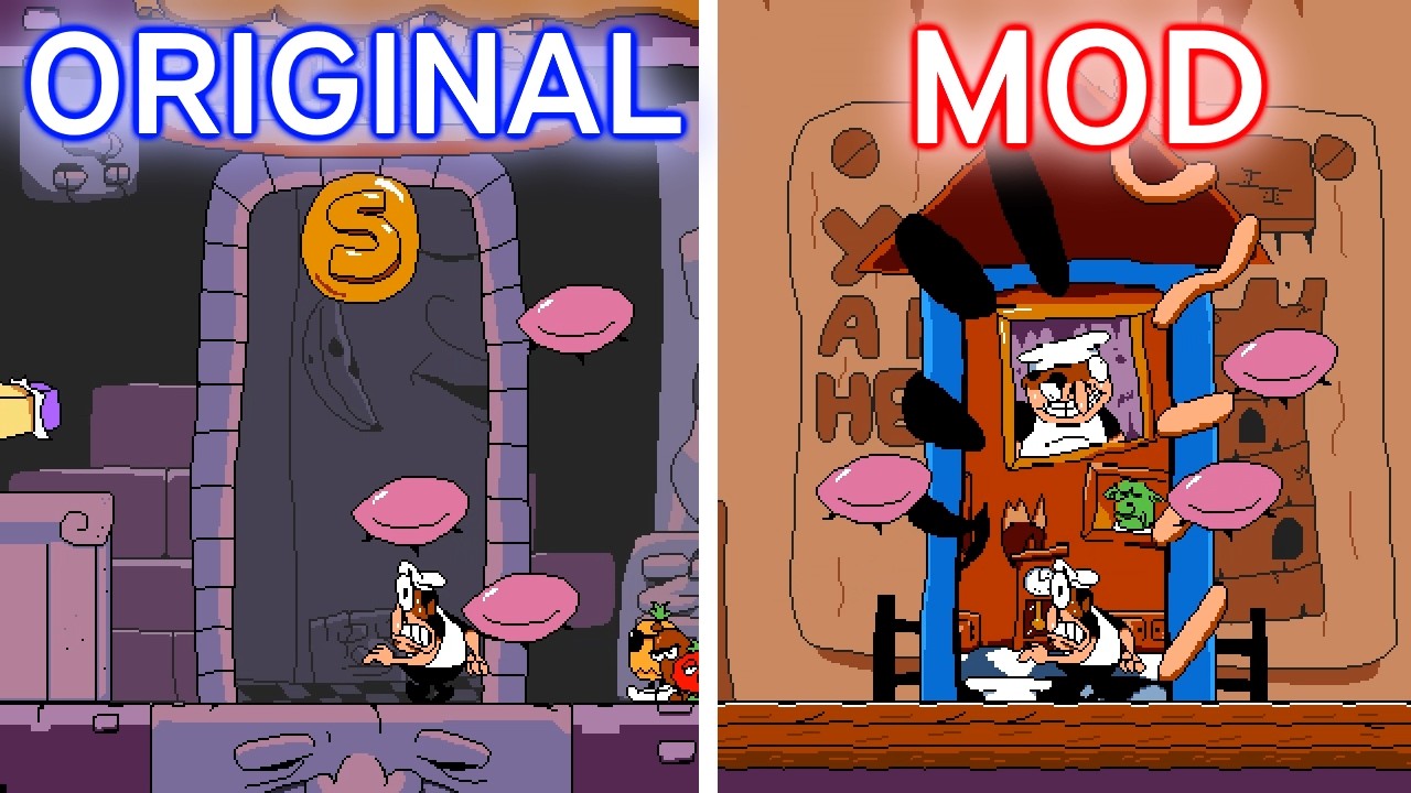 This NEW Pizza Tower Level LOOKS INTERESTING! PIZZA TOWER: ATTIC [Pizza ...