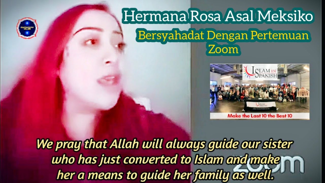 Kisah Mualaf || Hermana Rosa Asal Meksiko Masuk Islam Dengan Cara ...