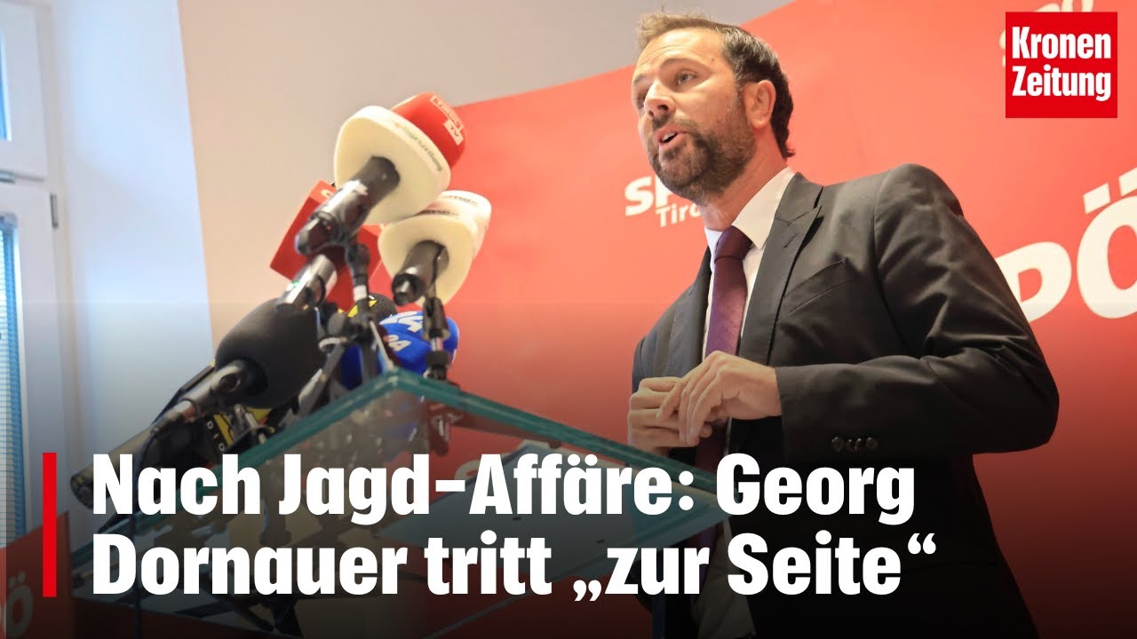 Georg Dornauer tritt „zur Seite“ | krone.tv NEWS - YouTube