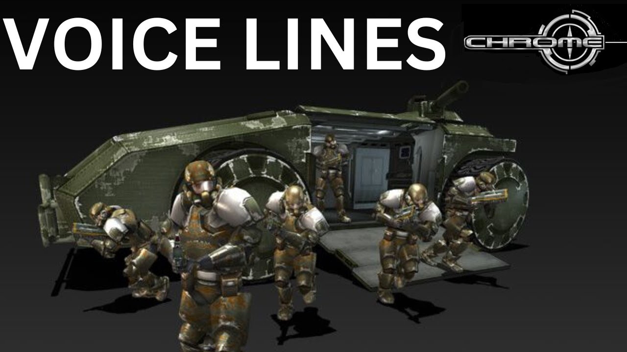 Chrome | Soldiers | Voice Lines - YouTube