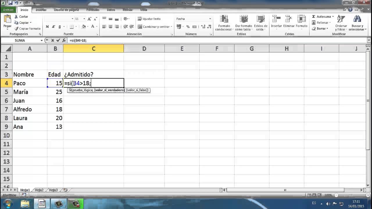Curso Excel #11 Condicional SI (Parte 1) - YouTube