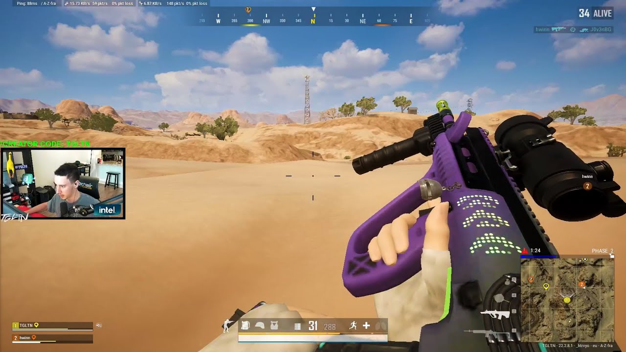 TGTLN does 3000 Damage whilst playing the NEW AUG in PUBG! - YouTube