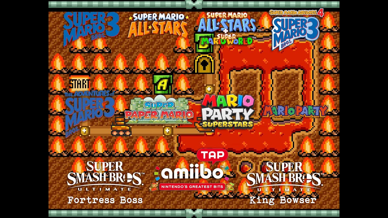 SMB3 Castle of Koopa/Dark Land Theme Ultimate Mashup V2 - YouTube