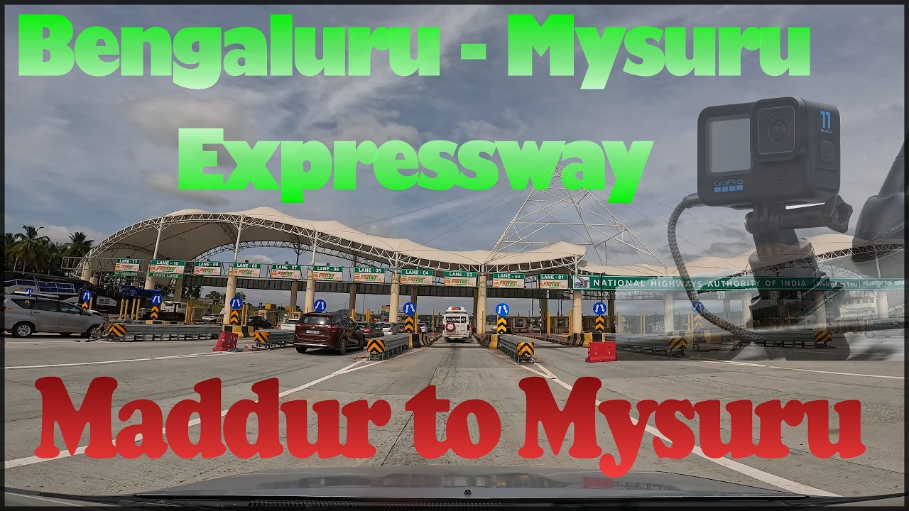 NH 275 | Maddur to Mysuru | Bengaluru - Mysuru Expressway - YouTube